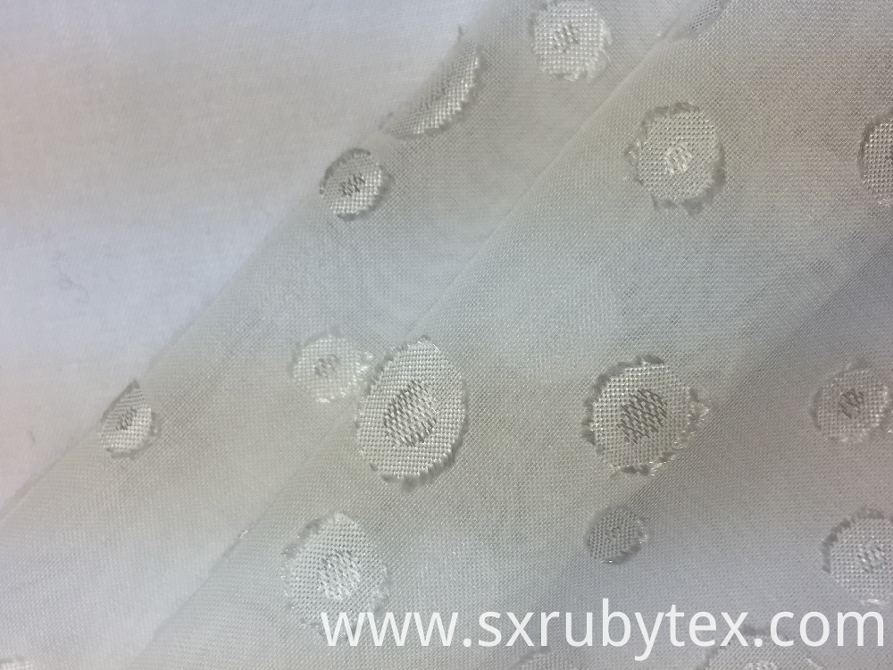 75D Polyester Dots Dobby Solid Fabric