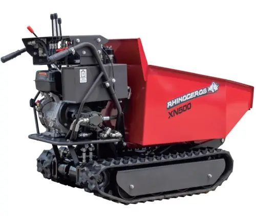 Tracked Power Barrow 500kg Rhinoceros Mini Dumper For Agriculture, High ...