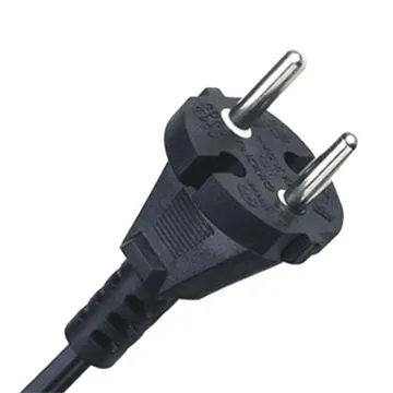 Euro Schuko Plug Without Ground Receptacle Power Cord, High Quality ...