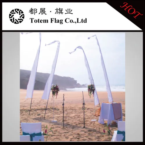 Pure White Simple Ceremony Bali Flying Flags, High Quality Pure White ...