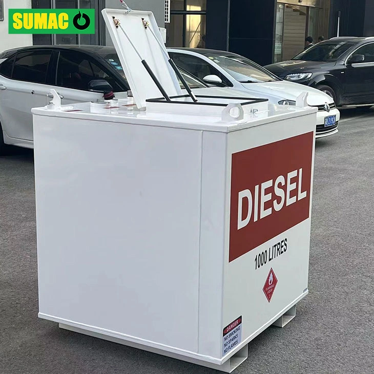 Diesel cube 1000l self bunded petrol gasoline tank China Manufacturers ...