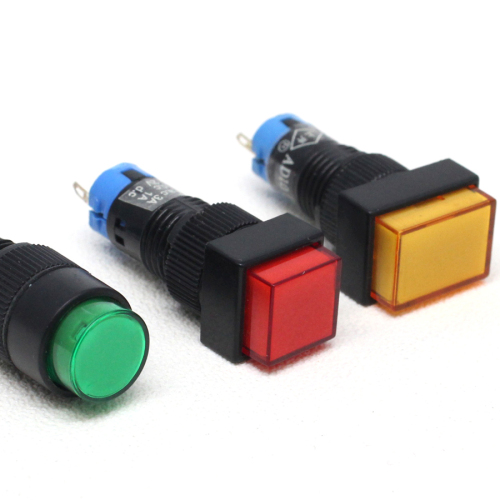 10mm Push Button Micro Switch Led Flat Push Button Switch, High Quality 10mm Push Button Micro ...