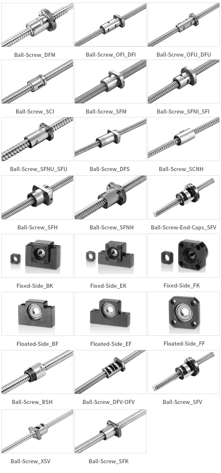 Ball Screw Sfu10020 With Rotating Ball Screw Nut, High Quality Ball ...