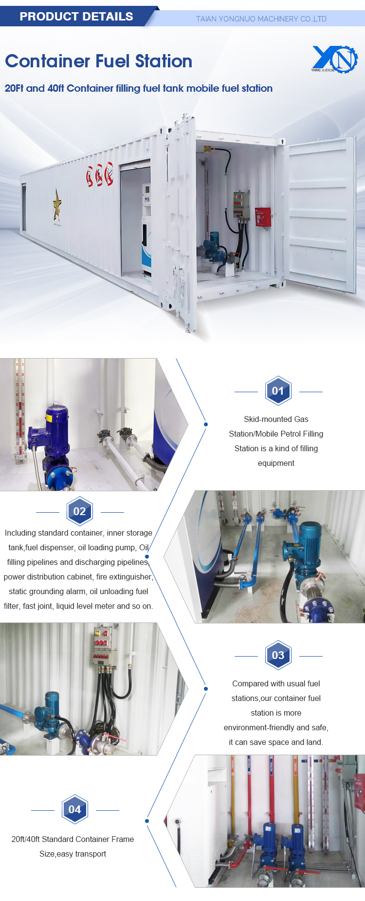 Iso Standard Portable Fuel Stations: 20ft And 40ft Mobile Gas Stations ...