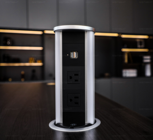 Pneumatic Lifting Flush-mount Socket, High Quality Pneumatic Lifting ...