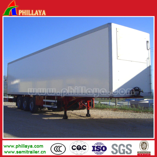 Van Vehicle Truck Semi Enclosed Box Trailer, High Quality Van Vehicle ...