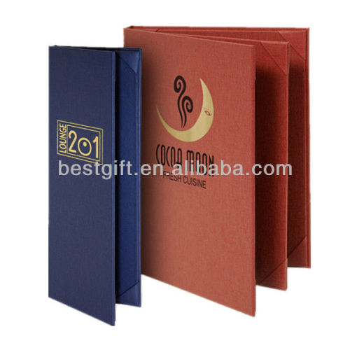 Pu Menu Cover, Bifold Menu Paper Holder, High Quality Pu Menu Cover ...