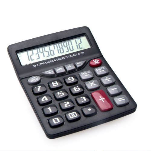 12 Digits Big Size Office Desktop Calculator, High Quality 12 Digits ...