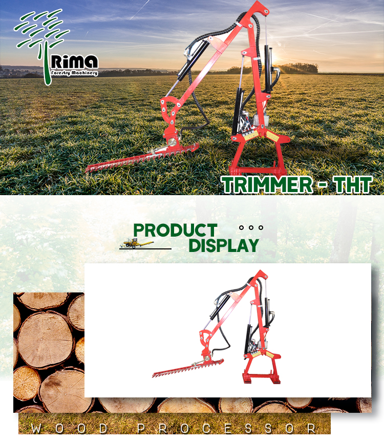 Tractor Mounted Grass Cutter Hydraulic Tree Hedge Trimmer Tht180, High ...