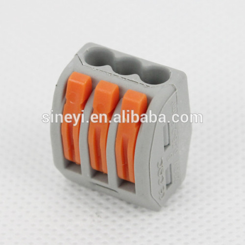 Compact Connector 3-conductor Terminal Blocks With Levers (wago), High ...