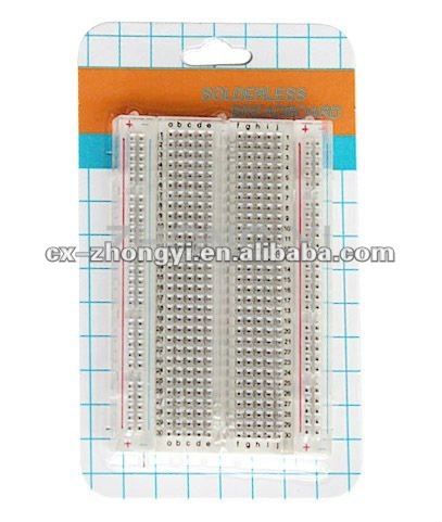 Experiment! 400 Tie-points Solderless Breadboard, High Quality ...