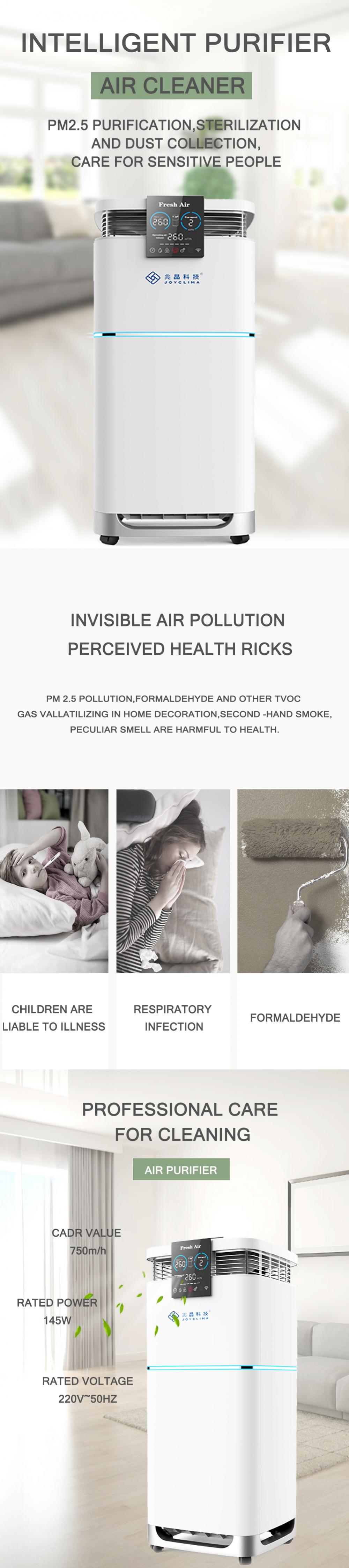 Hepa Filter Room Air Cleaning Machine Air Purifier, High Quality Hepa ...