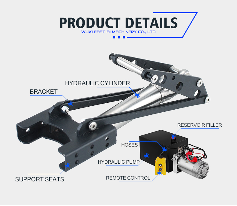 Truck Hydraulic Hoist Kit: Scissor Hoists And Cylinder Lift Kit For ...