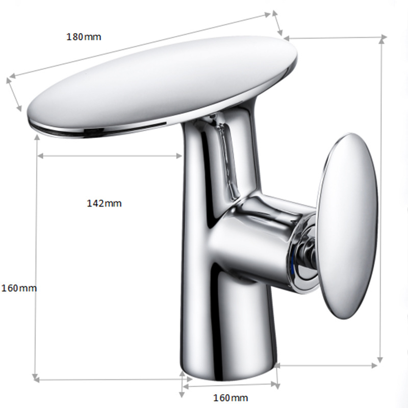 Mushroom Head Cold And Hot Brass Basin Faucet, High Quality Mushroom ...