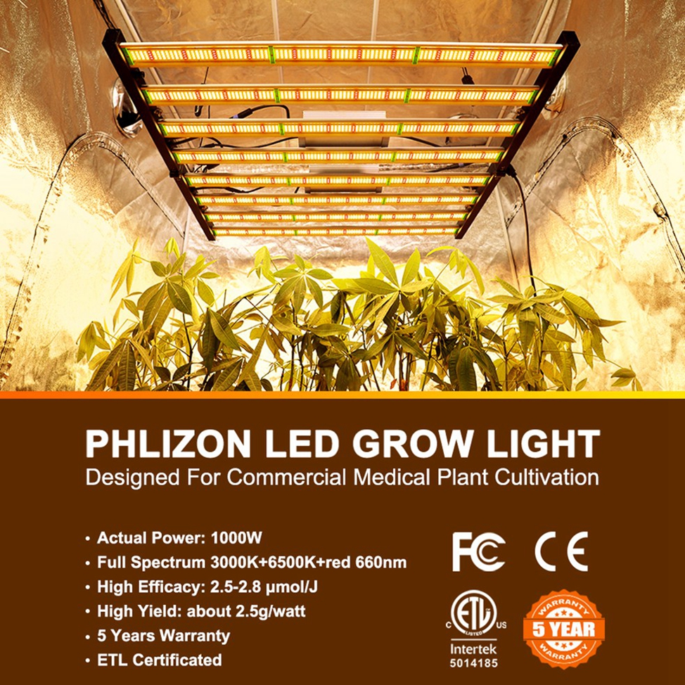 1000w Plus Full Spectrum Led Grow Light Bar คุณภาพสูง 1000w Plus Full ...