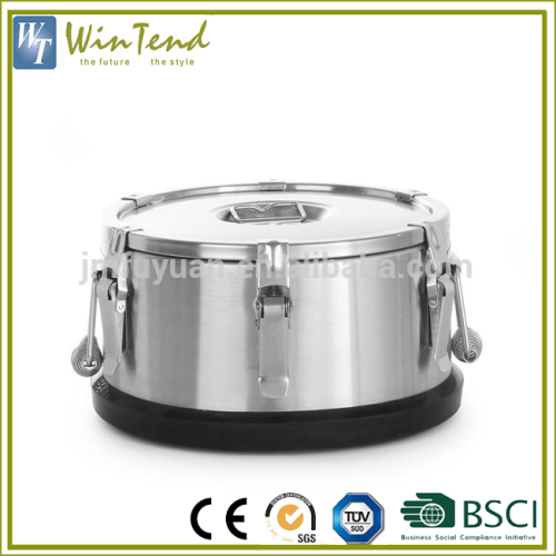 Stainless Steel Bulk Insulated Round Hot Pot Thermo Food Container ...