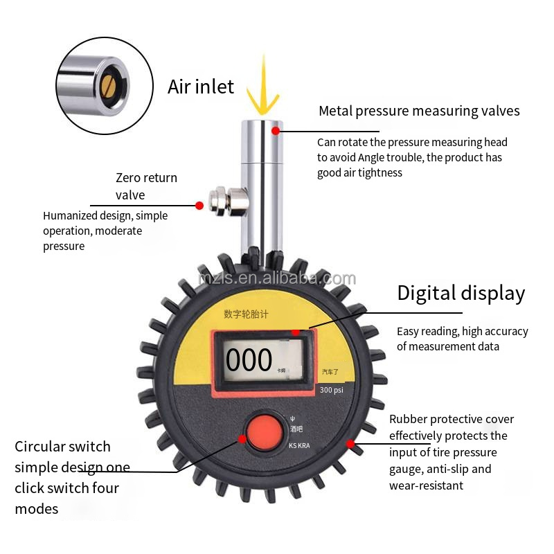 Oem Automatic Digital Inflator Gun For Car And Motorcycle Tyres, High ...