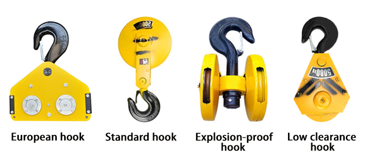 Standard Forged Lifting Crane Hook Blocks For 2-50 Ton Capacities, High ...
