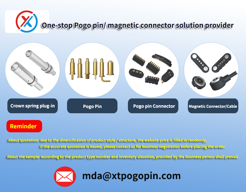 High Current 4-pin Pogo Pin Connector - Male Female Sockets, High ...