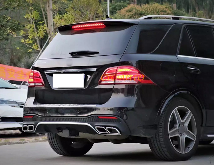 Ml63 W166 Full Body Kit - Bumpers, Headlights, Tail Lights For Mercedes ...