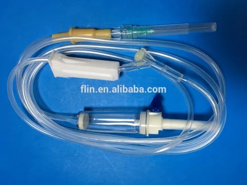 Infusion Set With Injection Port With Needle For Single Use, High ...