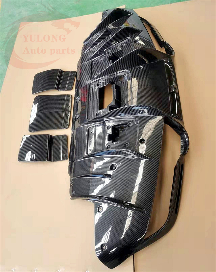 Novi Style Carbon Fiber Rear Diffuser Lip For Ferrari F8: Latest ...