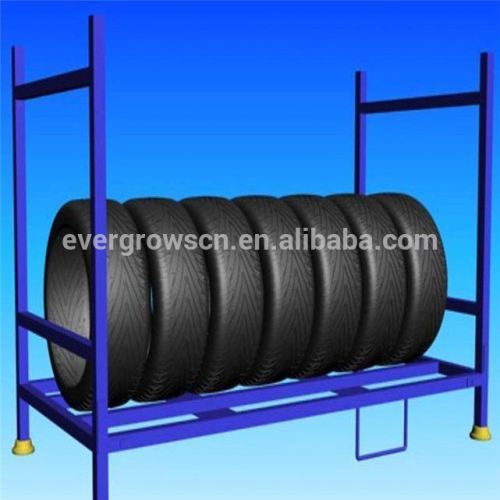 Warehouse Metal Stacking Rack For Car Tire, High Quality Warehouse ...