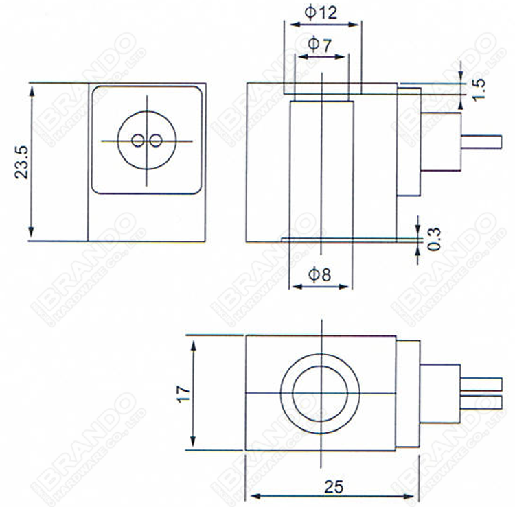 Pneumatic Solenoid Valve Coil With Flying Leads 220V China ...