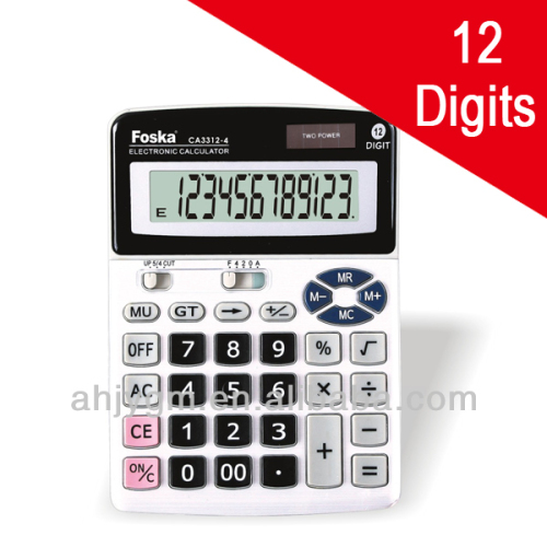 12 Digit Solar Power Office Calculator, High Quality 12 Digit Solar ...