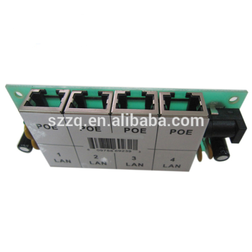 Multiport 4 Port Passive Poe Injector Supporting 802.3af/at Passive ...