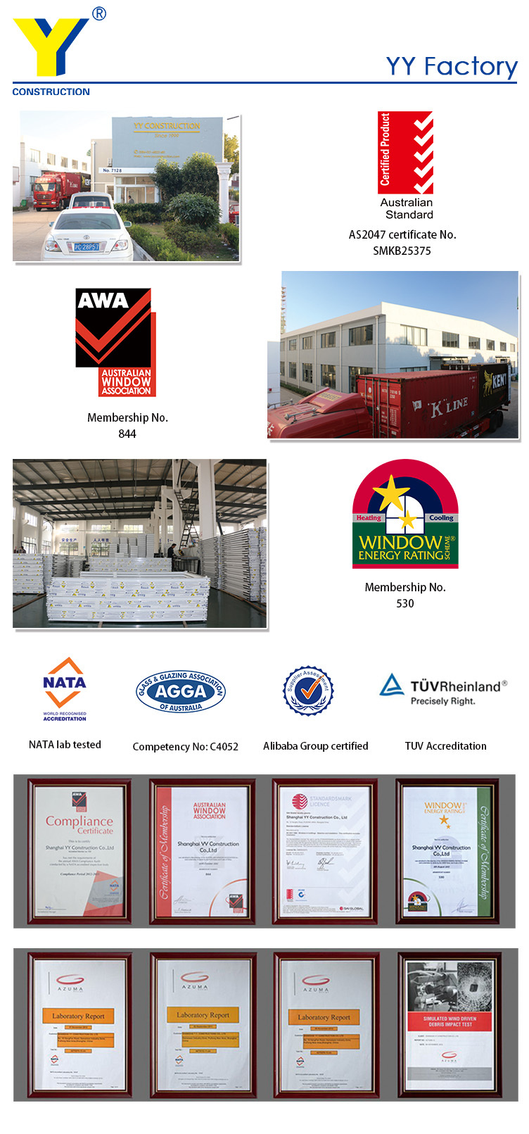 Australian Standard As2047 Certified Aluminum Awnings And Double Glazed ...