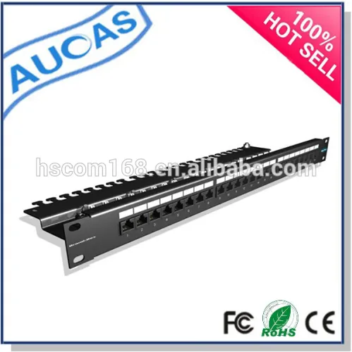 Utp Ftp Cat6 Rj45 24 Port Patch Panel / 110 Krone Dual Idc Cat5e Patch ...