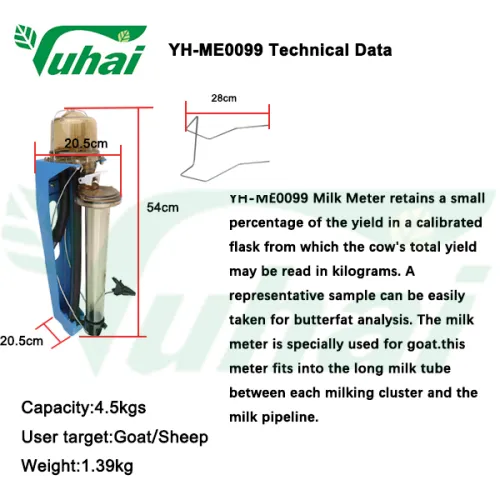 4.5kgs Hanger Setting Milk Meter, High Quality 4.5kgs Hanger Setting ...