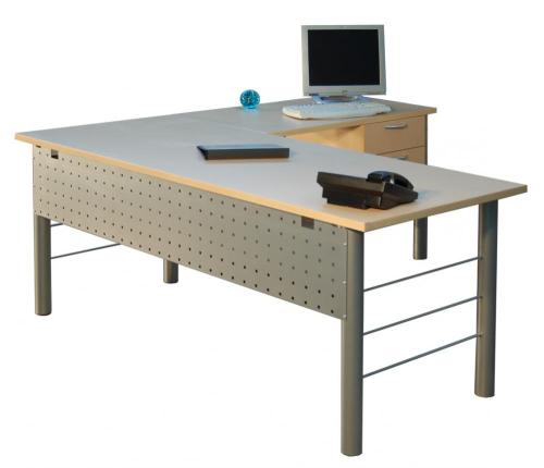 Left Return L Shaped Office Desk, High Quality Left Return L Shaped ...