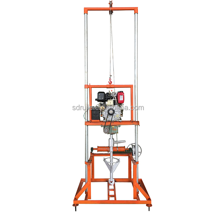 Diesel Engine Drill Rigs For Water Well Bore Rotary Drilling, High ...