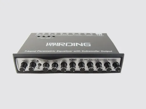7 Band Parametric Car Audio Equalizer With Subwoofer Crossover, High ...