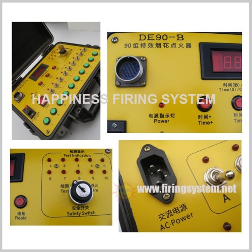 Wire Control Pyrotechnic Fire System/90 Cues Fireworks System ...
