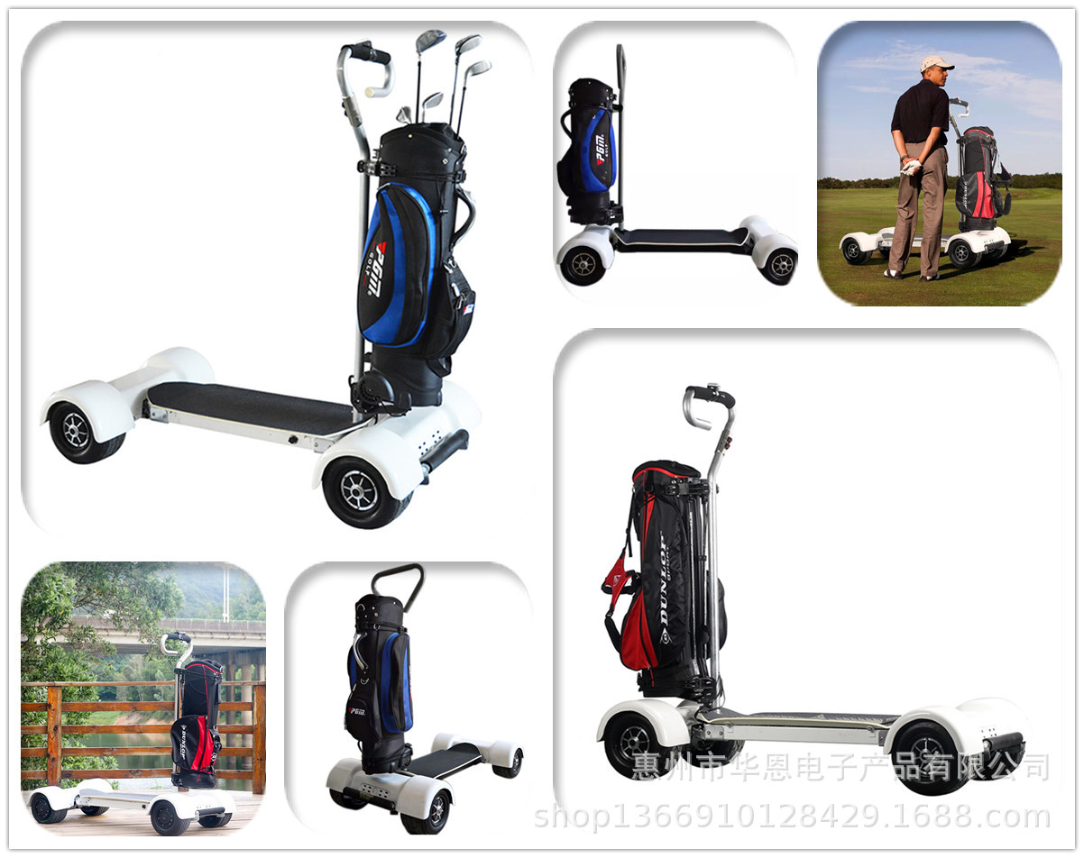 Four-wheel Balance Cart Golf Cart Electric Golf Trolley, High Quality ...