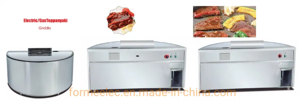 Gas Griddle Semicircle Teppanyaki Maker 180cm 150cm 120cm Gas ...