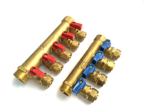 High Pressure Brass Forge Manifold For Floor Heating Bress Fittings For ...