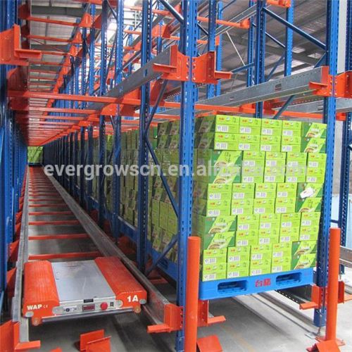High-density Radio Shuttle Racking System + Pallet Runner + Forklift ...