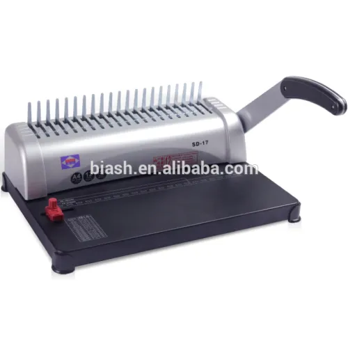 21-hole 450 Sheets Paper Punch Binder Binding Machine With 100 Plastic ...