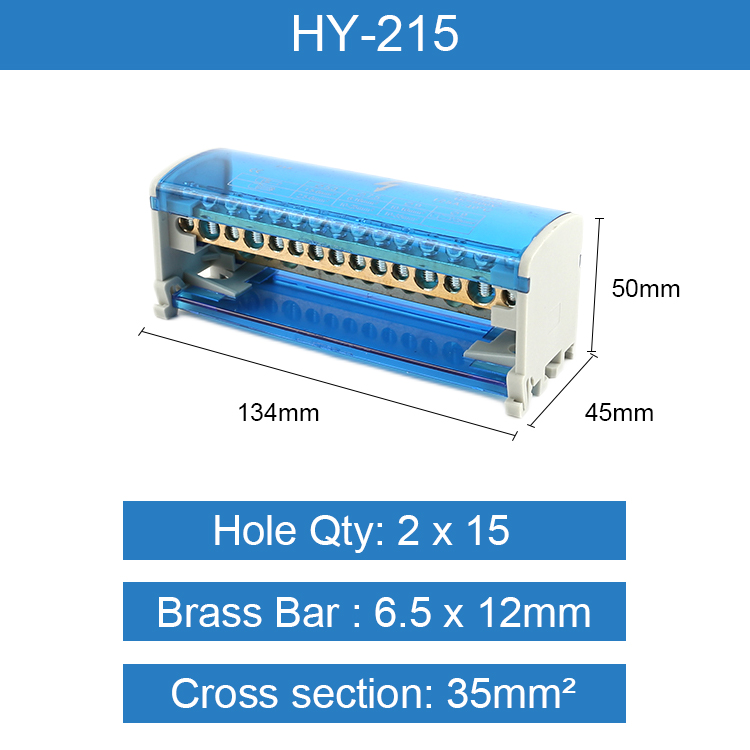 415 Electrical Panel Mount Bus Bar Screw Wire Connector Modular ...