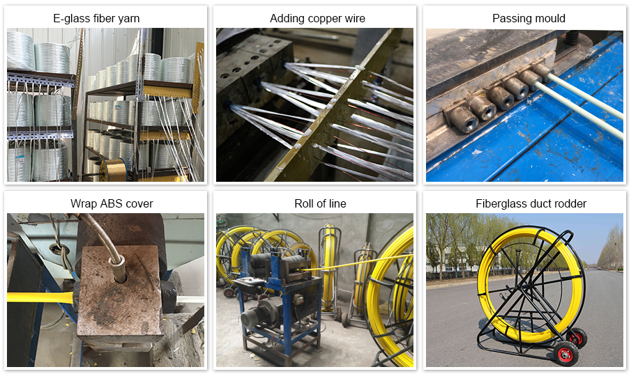 11mm Fiberglass Duct Rodder Fiberglass Snake Rod, High Quality 11mm ...