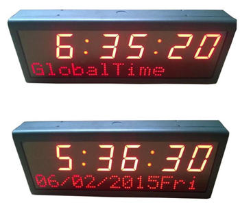 Globaltime Led Digital Calendar Poe Clock, High Quality Globaltime Led ...