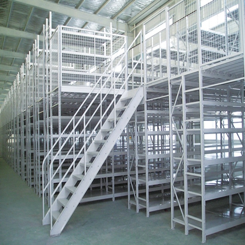 Pallet Rack Mezzanine Systems Heavy Duty / Medium Duty Bottom Shelf ...