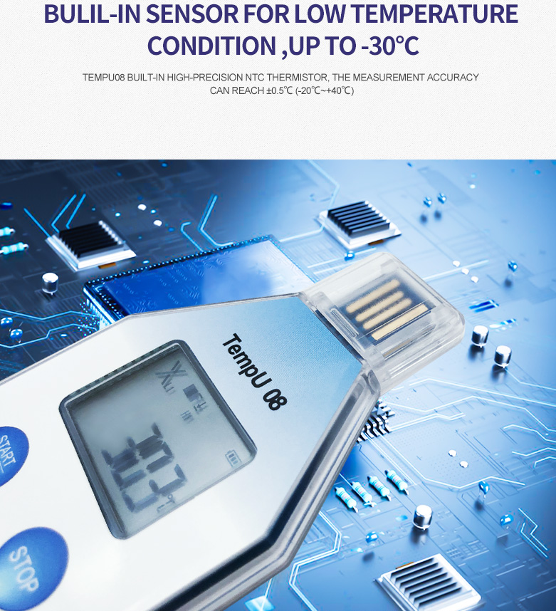 Tempu08 Single Use Usb Temperature Data Loggers, High Quality Tempu08 ...