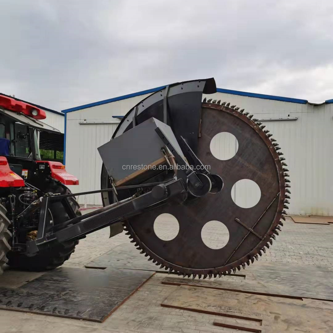 Wire And Cable Trencher: Mountable Rotary Disc Ditcher For Soil, High ...