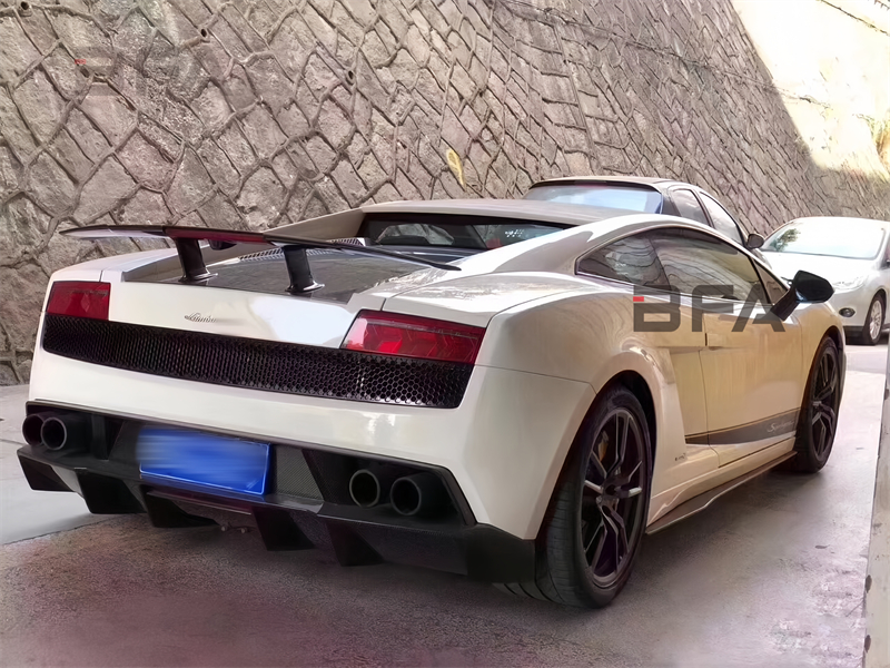 Dmc Style Carbon Fiber Rear Diffuser And Bumper Body Kit For 2008-2014 ...