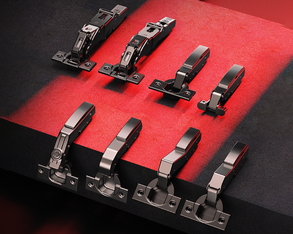 MKDFIRE Black Titan Series Full-Angle Hinges | Modern Cabinet Hardware ...